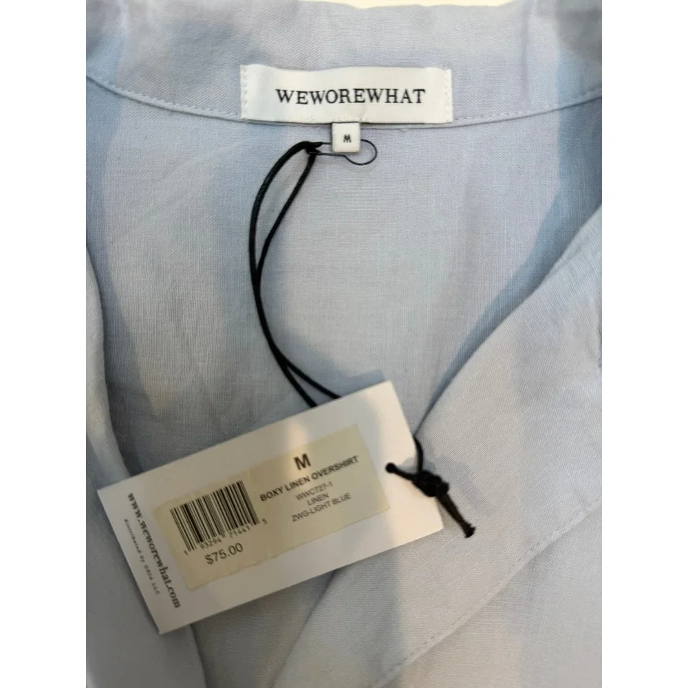 WeWoreWhat | Tops | Nwt Weworewhat Linen Blend 2 Piece Short And Ss ...